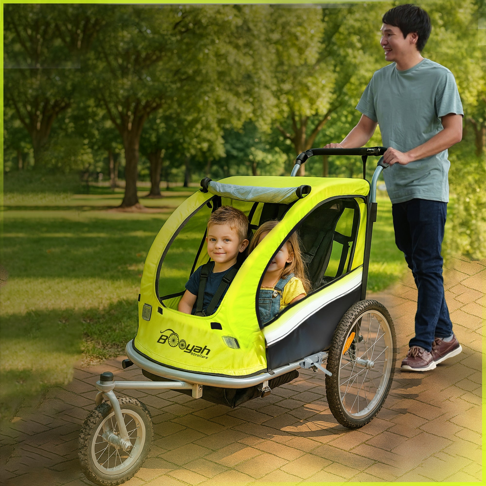 Booyah Strollers - Child and Pet Dog Strollers and Bike Trailers.