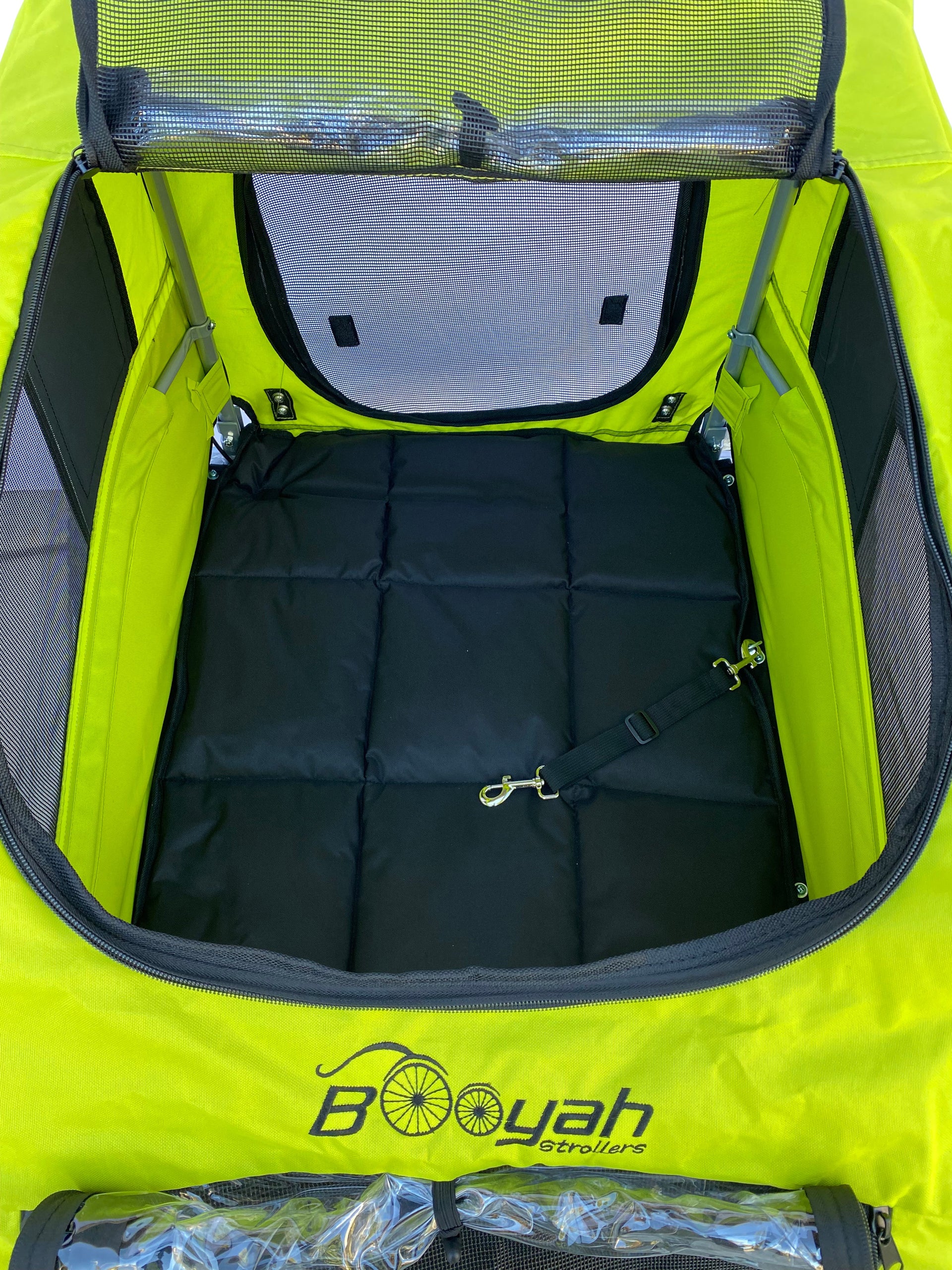 Booyah Extra Large Pet Dog Stroller Carrier and Bicycle Trailer with S ...